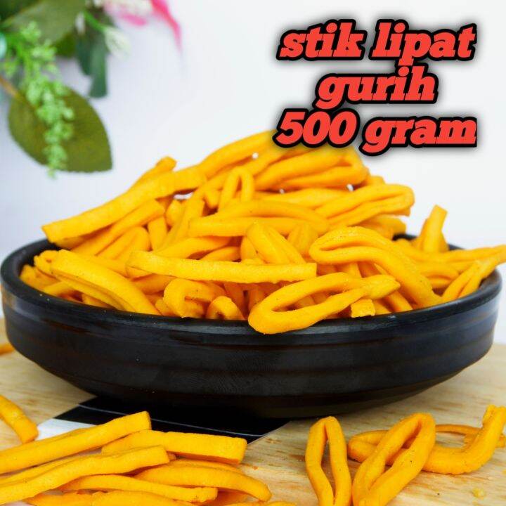 CEMILAN STIK LIPAT ATAU STIK JARUM 500 GRAM AFIF JAYA CEMILAN,RENYAH ...