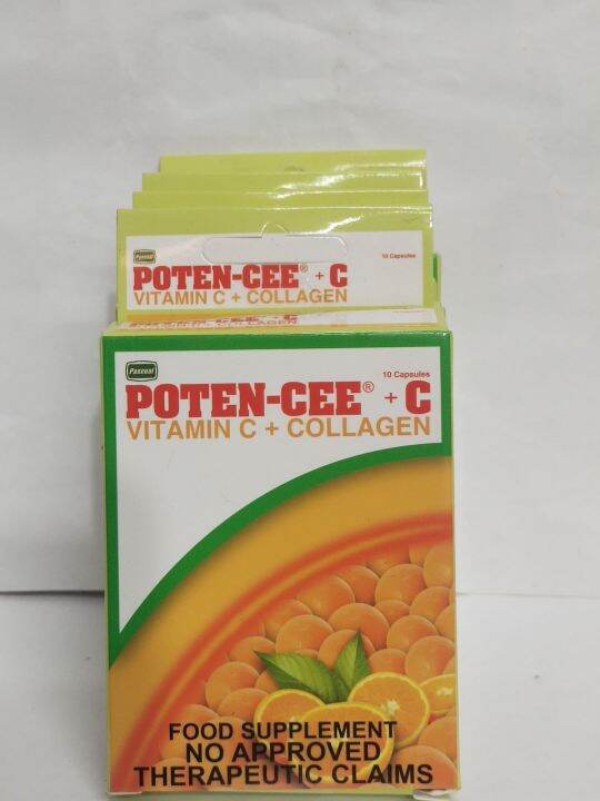 Poten-cee Plus C collagen 10 capsules Nov 4 2024 Expiration | Lazada PH