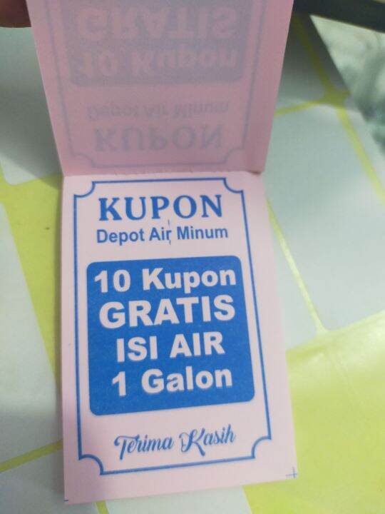 BUKU KUPON AIR ( DAPAT 5 BUKU) | Lazada Indonesia