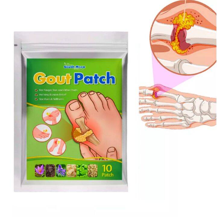 Gout treatment relief patch for rayuma, foot, hand and joint knee pain ...