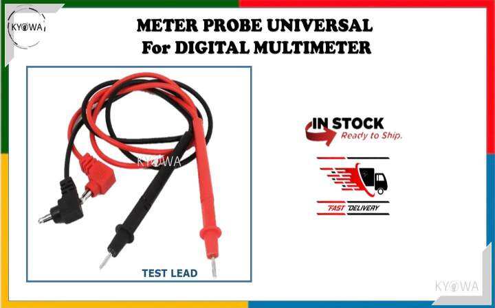 Multi meter probe Multi tester probe Multi tester wire (1 pair) wire ...