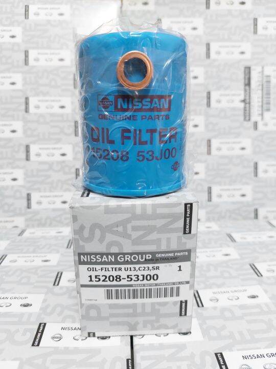 กรองน้ำมันเครื่องพร้อมแหวนรอง NISSAN เครื่อง SR18 , SR20 15208-53J00 ...