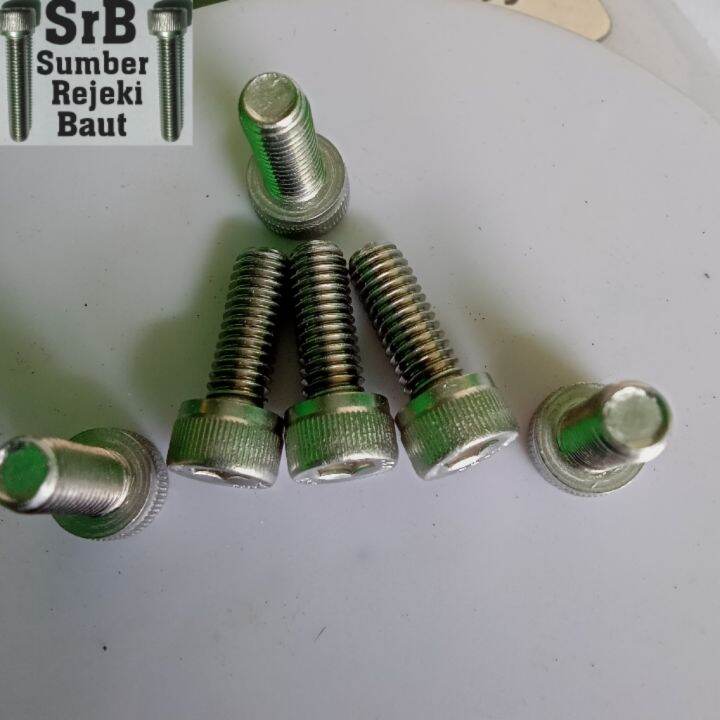 Baut L Stainless Steel 304 M6X25 harga Satuan | Lazada Indonesia