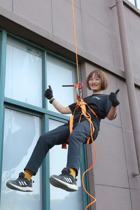 Xinda Rock Climbing Carabine 9 shape Rigging Descender Aluminum Figure ...