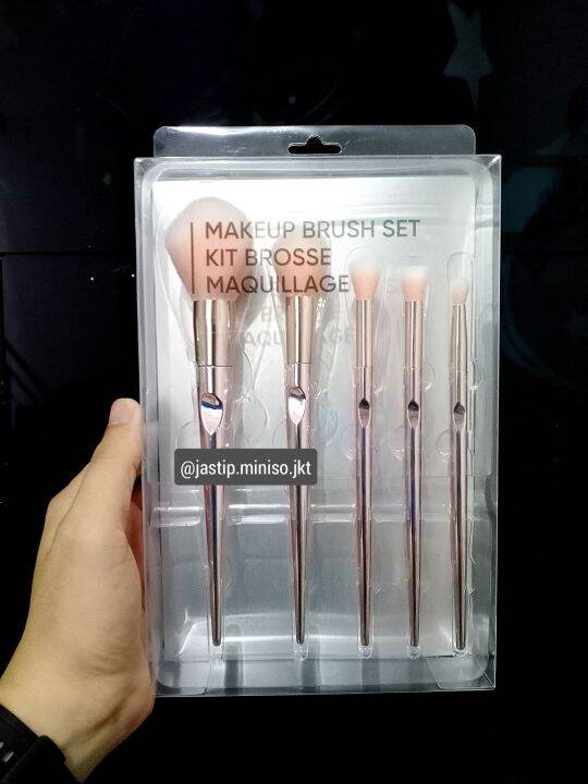 MINISO 🆕 MAKE UP BRUSH SET (isi 5pcs) | Lazada Indonesia