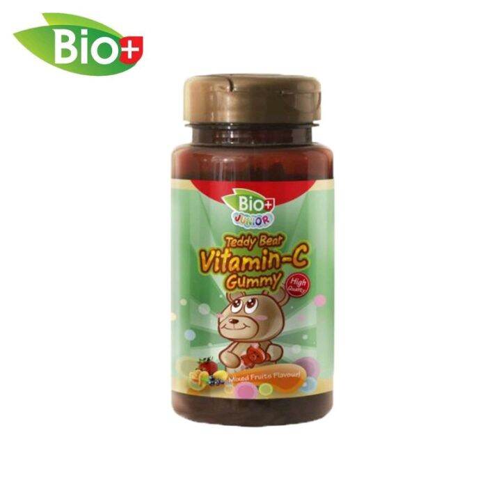 Bioplus BIO+ JUNIOR TEDDY BEAR VITAMIN-C GUMMY 80'S MIXED FRUITS ...