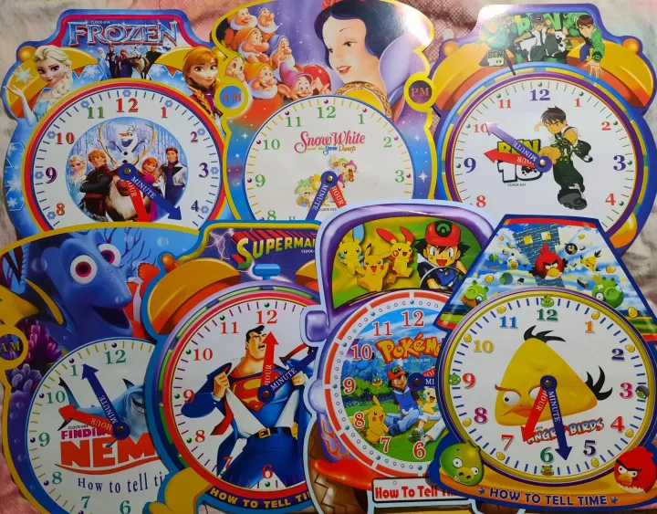 Paper Toy Clock For Kids ( Random Designs ) | Lazada PH