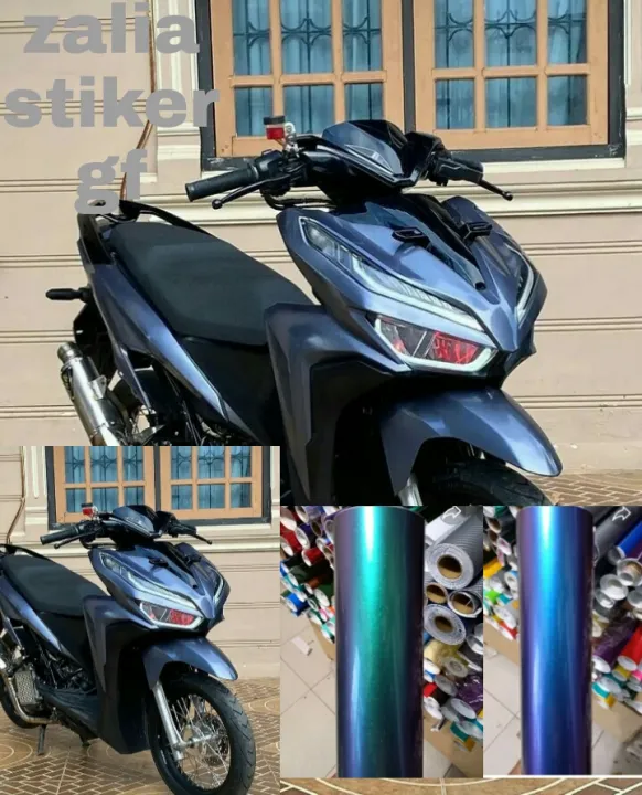 Skotlet bonglon chameleon hijau stiker motor bunglon | Lazada Indonesia