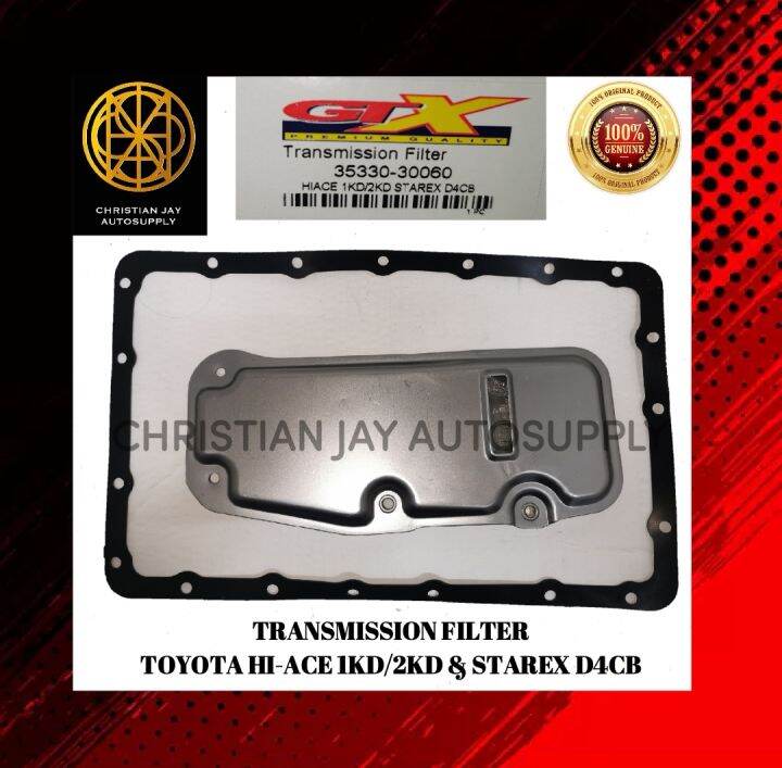 TRANSMISSION FILTER TOYOTA HIACE, INNOVA, FORTUNER 1KD/2KD & STAREX ...