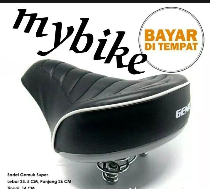 sadel jok sepeda merk genio super empuk pake pegas di jamin nyaman di ...
