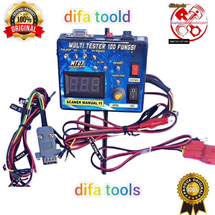 multi tester 100 Fungsi termurah modul fi scaner manual alat tes sensor ...