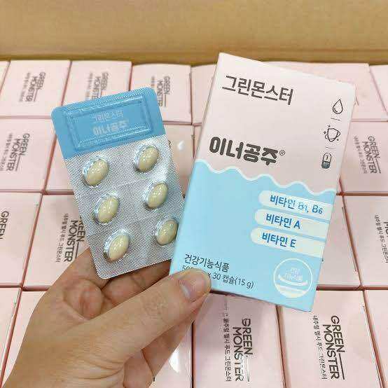 🎄พร้อมส่ง🎄 GREEN MONSTER INNER CONGJU อุดมด้วยวิตามิน B1,B6,A,C แท้🇰🇷💯 ...