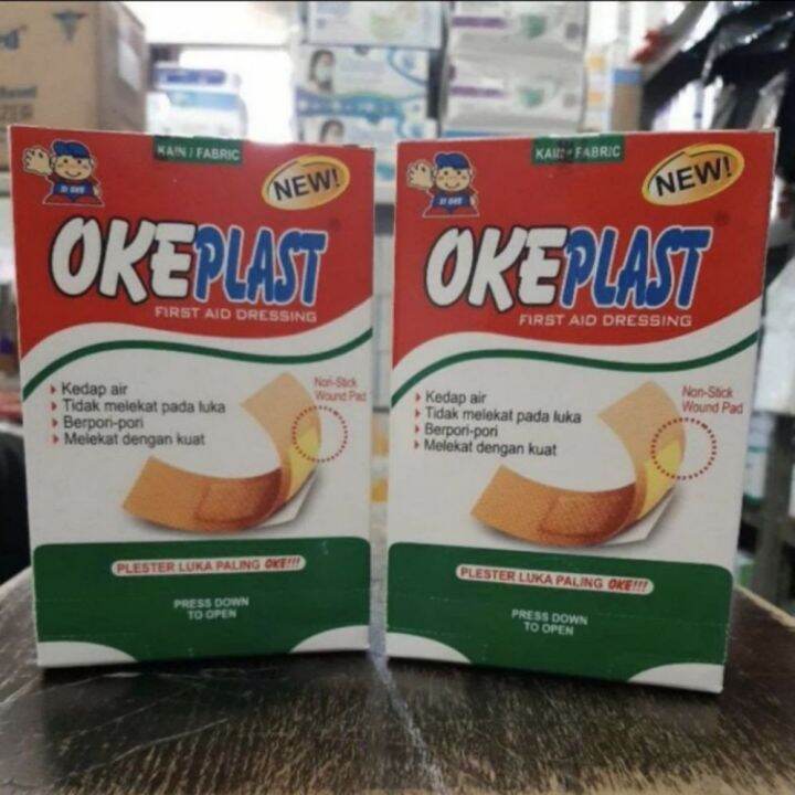 OKEplast first aid dressing plaster cepat OKEplast BOx 100pcs | Lazada ...