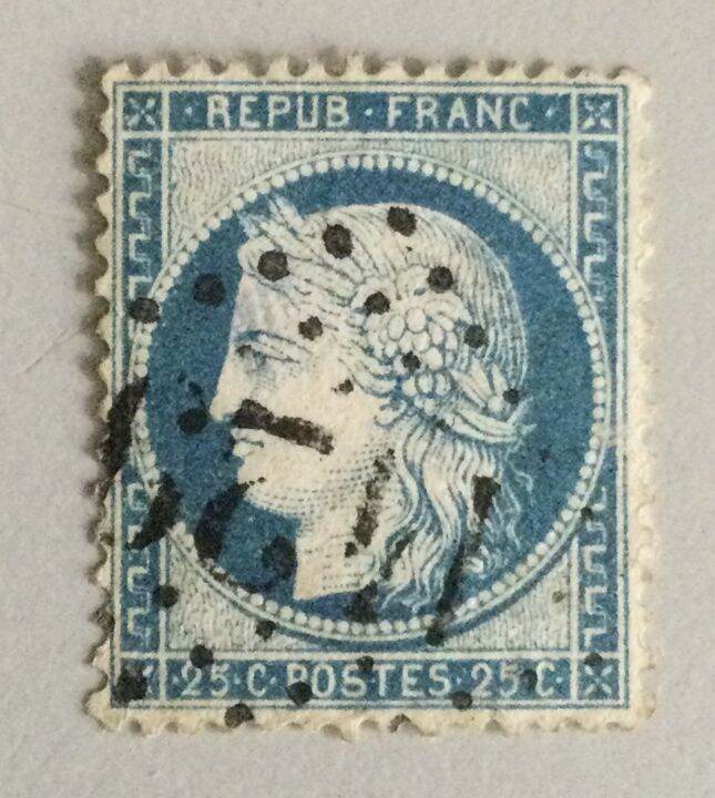 1870-73 Republic France Ceres 25c Used Stamp | Lazada