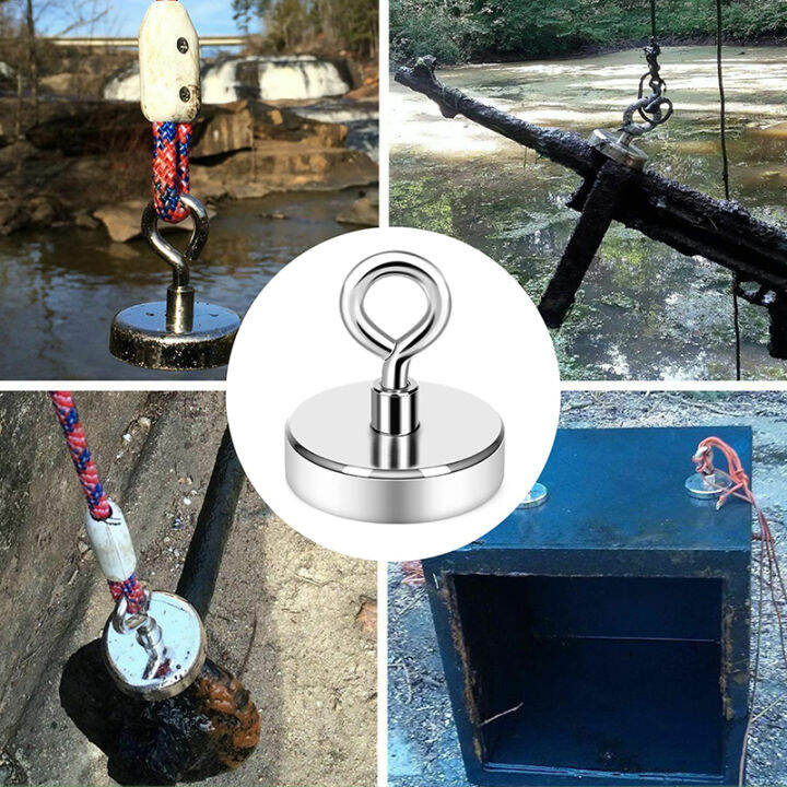 Super Strong Neodymium Magnet Salvage Magnet 33KG/60KG Magnet Pulling ...