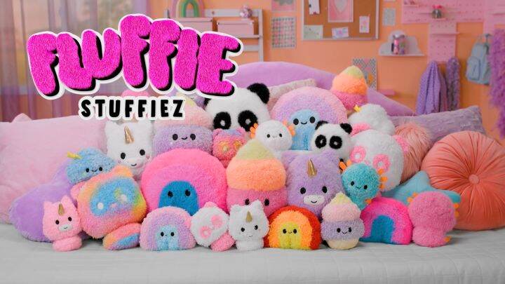 MGA (เอ็มจีเอ) Fluffie Stuffiez Small Plush-Rainbow รหัส LLF594161 ...