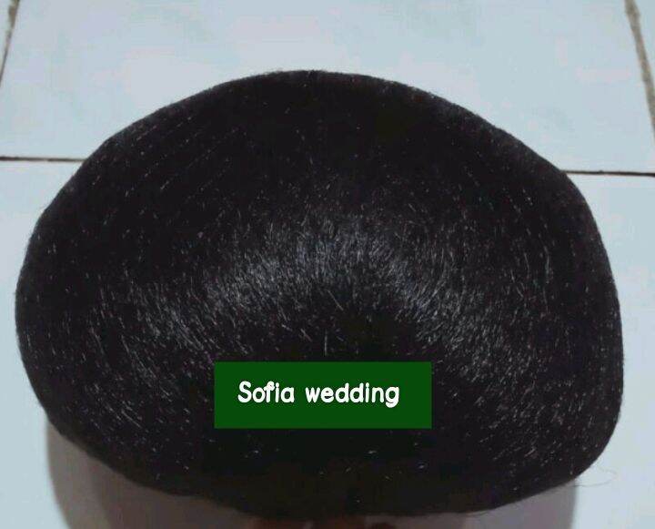 Sanggul ceplos polos hijab pengantin paes ageng Sunda siger | Lazada ...