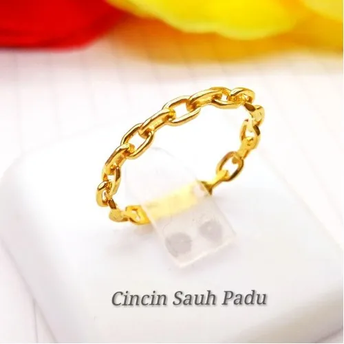[PRE-ORDER] Cincin Emas Padu Sauh Full | Gold 916/22k 💯 Original ...