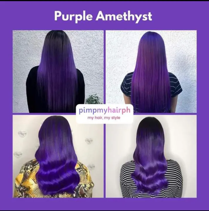 PURPLE AMETHYST HAIR COLOR HAIR DYE COLOR TREATMENT BY KLEUR PIMPMYHAIR ...