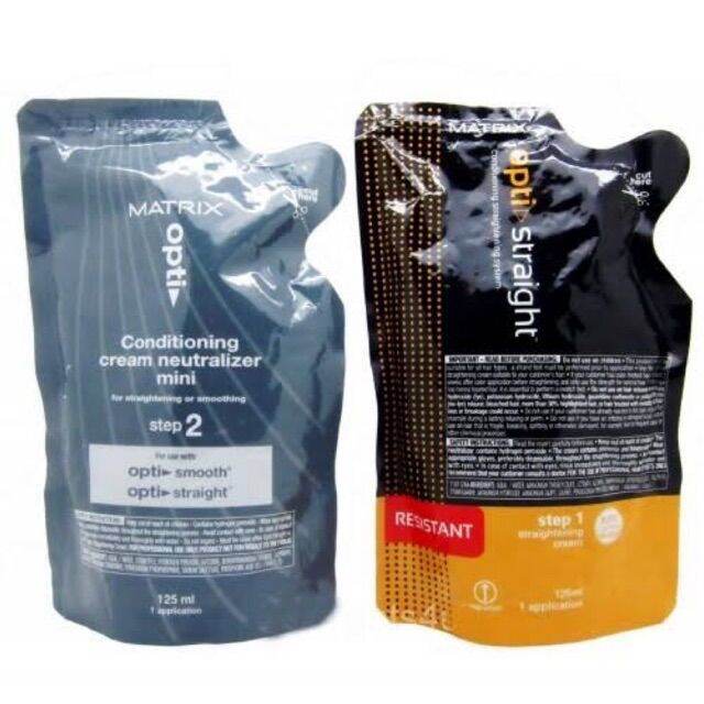 Matrix Opti Straight Rebond Set * Resistant (125 ml each) | Lazada PH