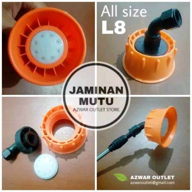 nozzle spuyer model bunga corong lubang delapan 8 elektrik sprayer ...