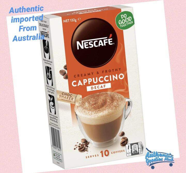 Nescafe Decaf Cappuccino Coffee Sachets 10 pack | Lazada PH