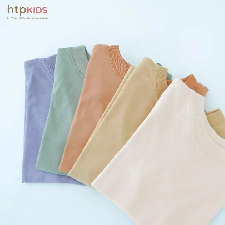 HTP KIDS Plain Tees Unisex 1-12 years old | Lazada PH