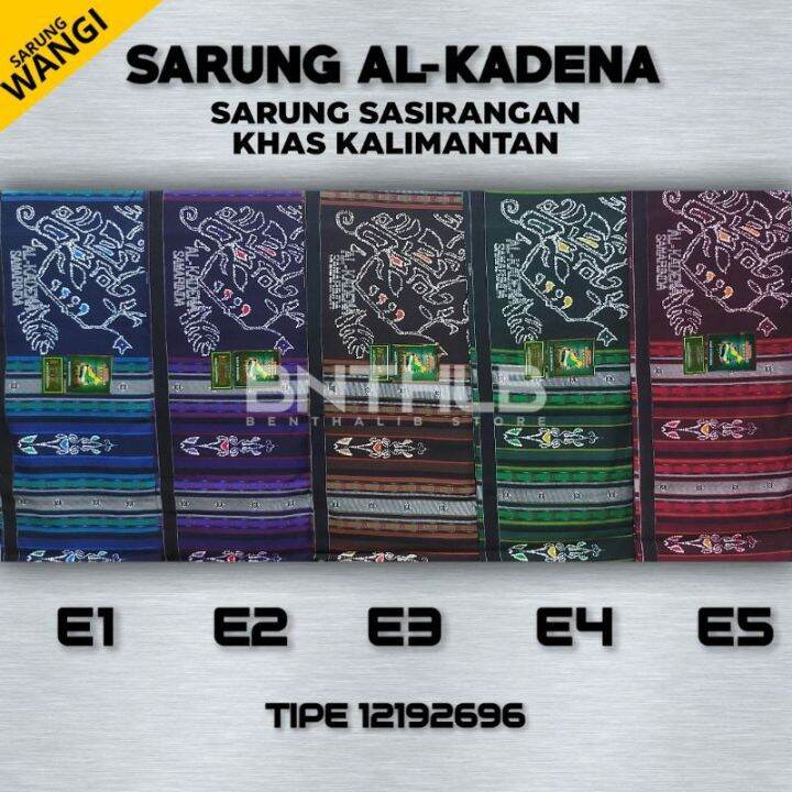 Sarung Sutera Samarinda Al Kadena Motif Batik Sasirangan Khas ...