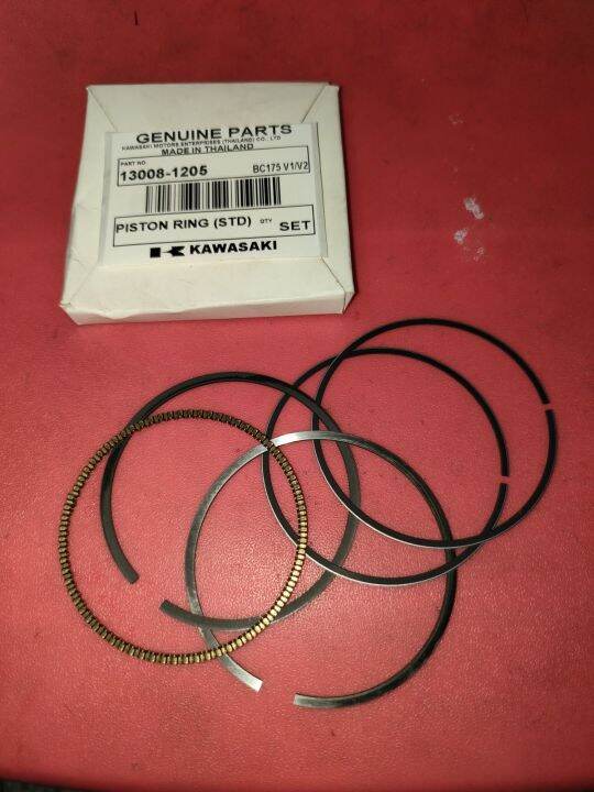 kawasaki genuine piston ring (std)for barako bc175 v1/v2 | Lazada PH