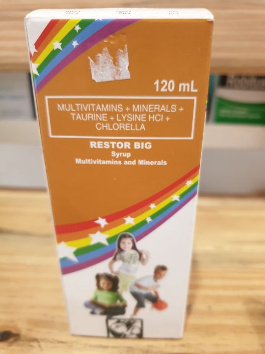 Restor big syrup multivitamins+mineral 120ml | Lazada PH
