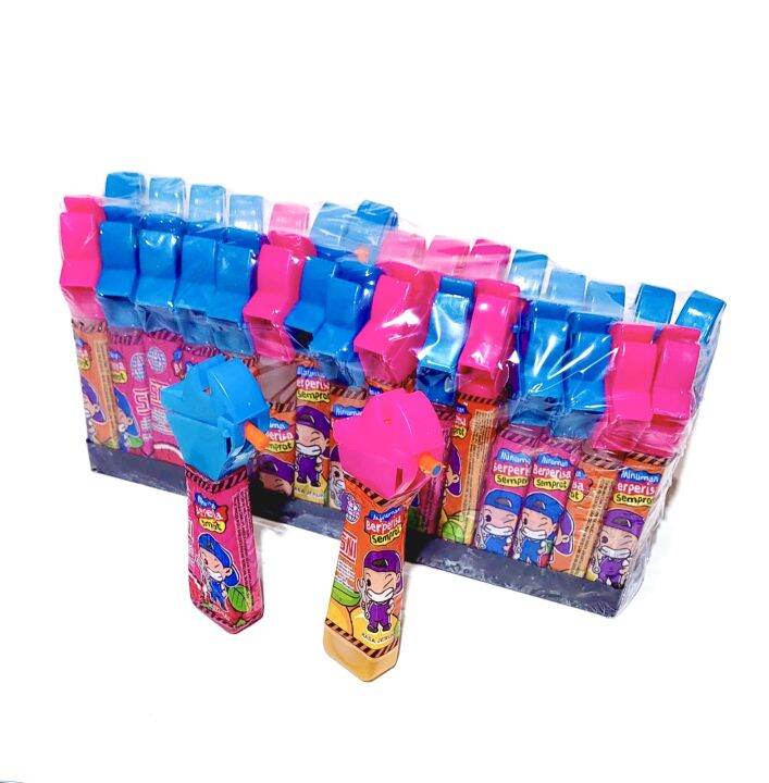 Permen Semprot, Syrup spray Minuman Semprot Aneka Rasa Buah ( 30 pcs x ...
