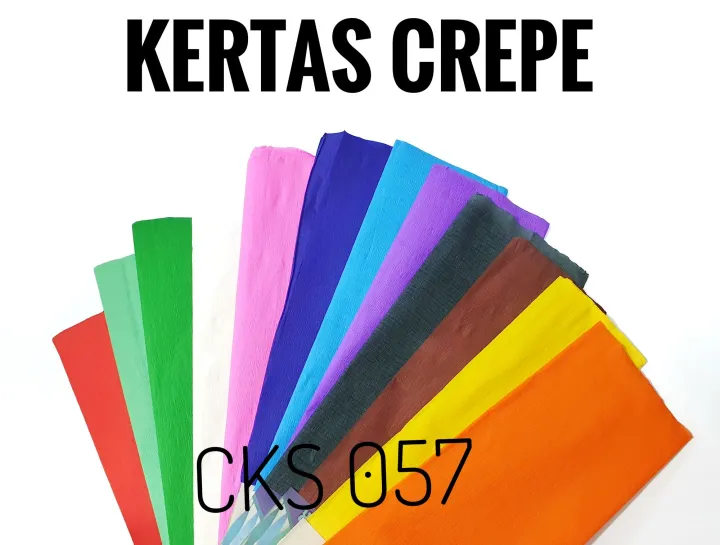 Kertas Krep / Crepe Paper 60cm X 110cm (Harga Per Lembar) | Lazada ...