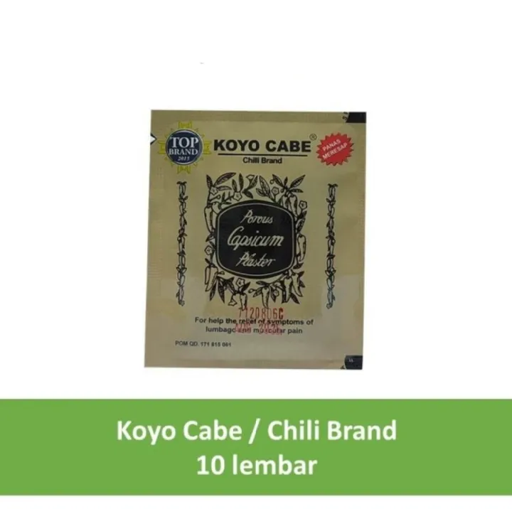 Koyo Cabe 1 Sachet Isi 10 Lembar | Lazada Indonesia
