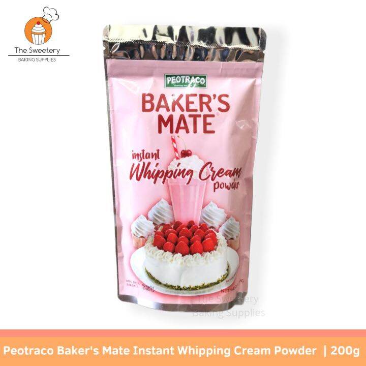 Peotraco Baker's Mate Instant Whipping Cream Powder 200g | Lazada PH