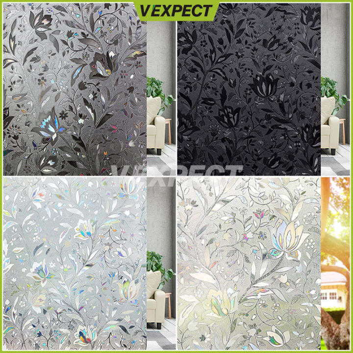 Vexpect Window Glass Privacy Sticker, 3D Decorative Window Glass Film ...