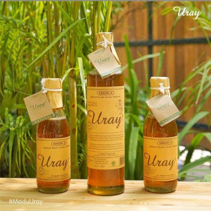 Madu uray natural honey 450 gr,madu sehat,madu murni,madu asli ...