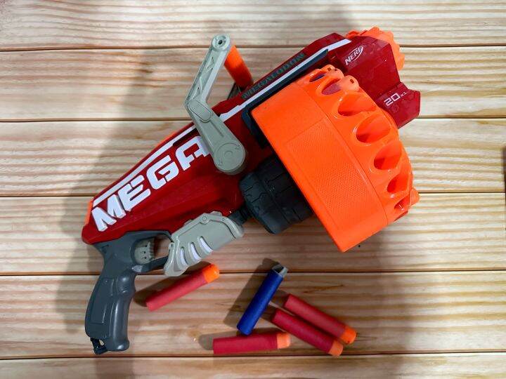 Used Nerf Megalodon Mega 20 shots big blaster | Lazada