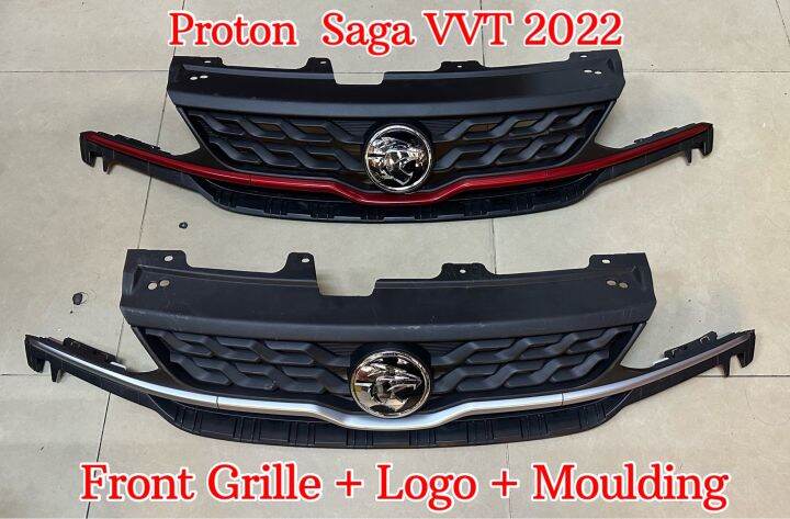 PROTON SAGA VVT MC2 2022 FRONT GRILLE LOGO MOULDING ORIGINAL PW937086 ...