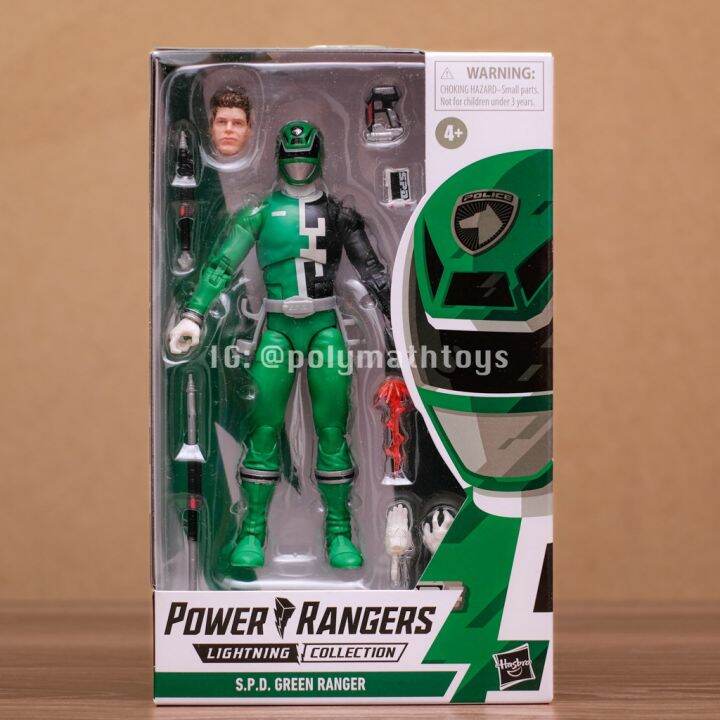 Hasbro Power Rangers Lightning Collection SPD Green Ranger | Lazada ...