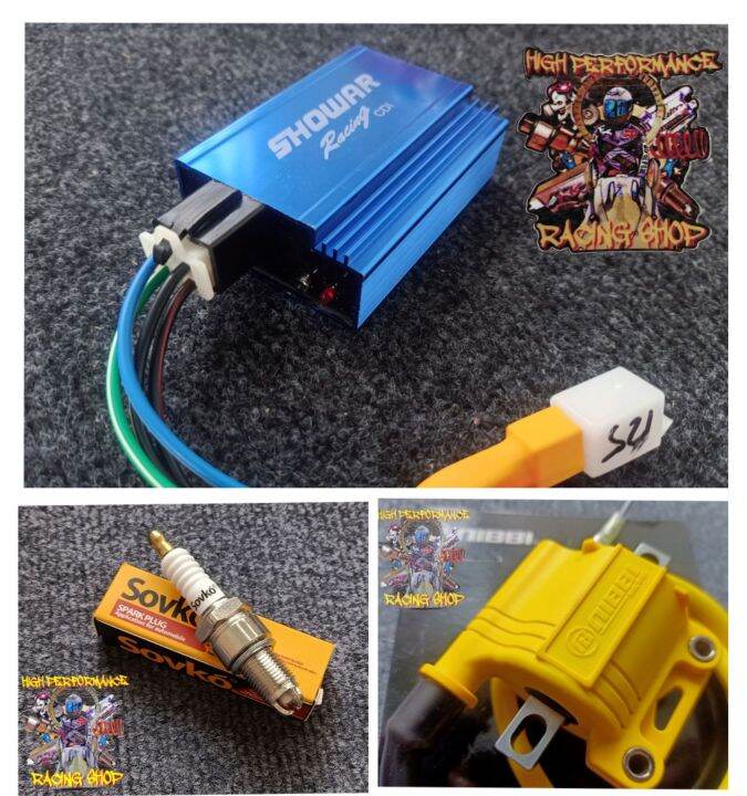 SHOWAR RACING CDI / IGNITION COIL NIBBI / 3 ELECTRODES SOVKO RACING ...