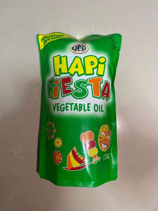 UFC Hapi Fiesta Vegetable Cooking Oil 1L | Lazada PH
