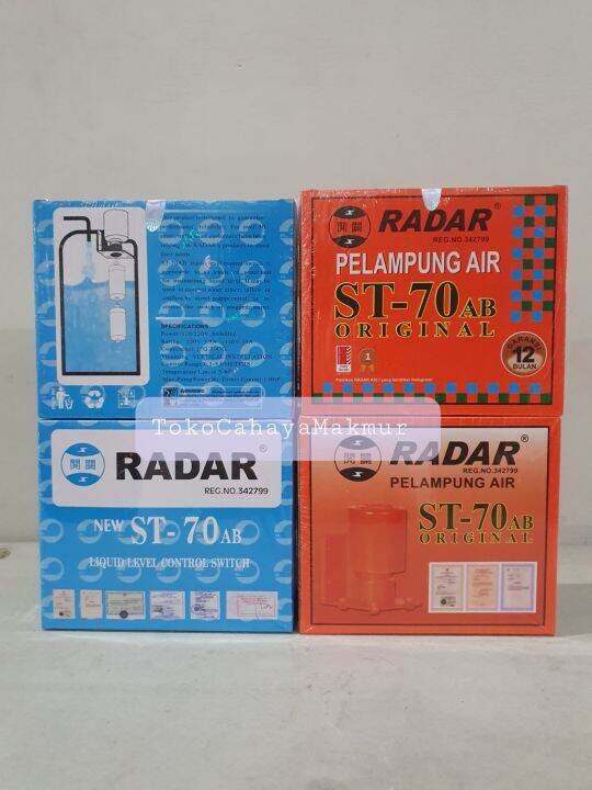 Radar Otomatis Pelampung Air/Tangki Air/Toren Air Blue&Orange Original ...