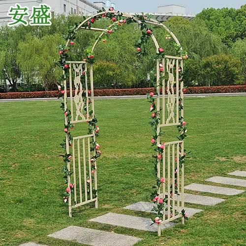 Ansheng Garden Arch Iron Flower Stand Outdoor Courtyard Balcony Simple ...