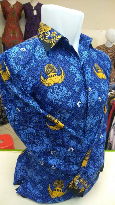 korpri pria terbaru 2022 kerah hitam full furing dan non furing | Lazada Indonesia