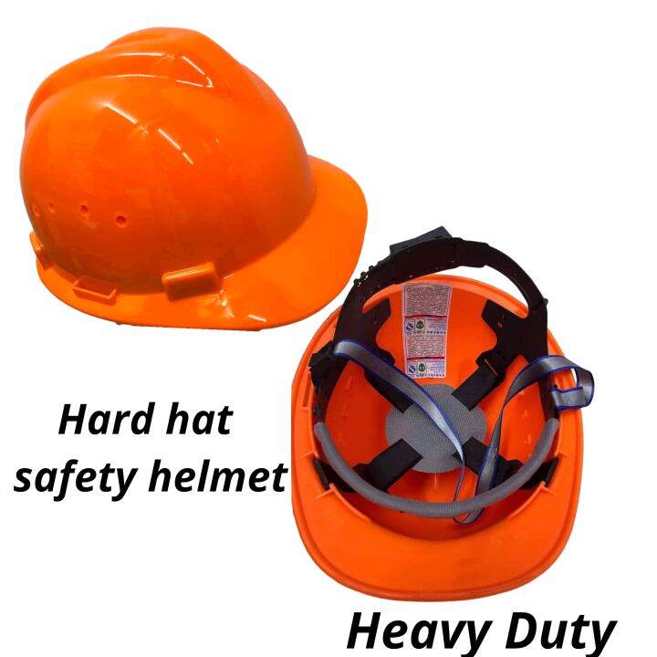 Hard hat safety helmet High Quality Heavy Duty | Lazada PH