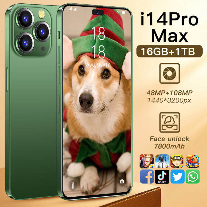 Original Brand + COD IP14 Pro Max Promo Mobile Ram 4GB 64GB Rom mobile ...