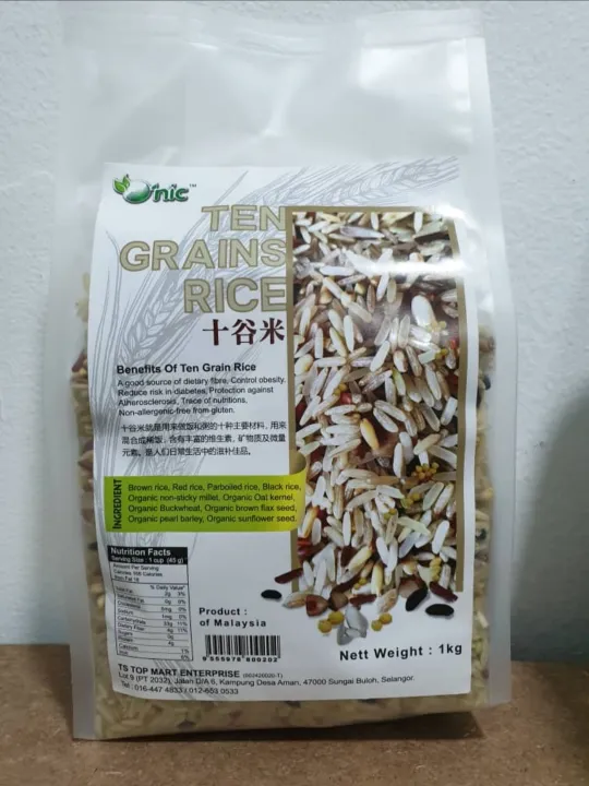 Ten Grains Rice 十谷米 1KG ×3 | Lazada