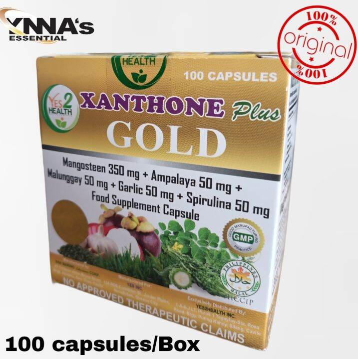 Xanthone Plus GOLD (100 CAPSULES/BOX) | Lazada PH