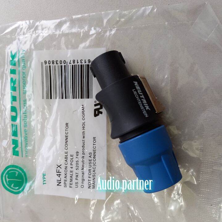 JACK SPIKON NEUTRIK NL4FX SPIKON 4 PIN | Lazada Indonesia