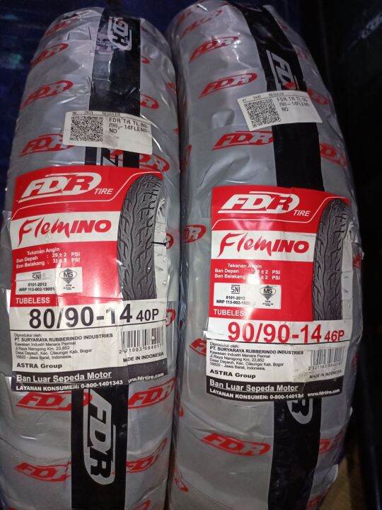 (GRATIS PENTIL) SATU SET BAN TUBELESS FDR FLEMINO ,SATU SET BAN TUBELESS FDR FLEMINO | Lazada ...